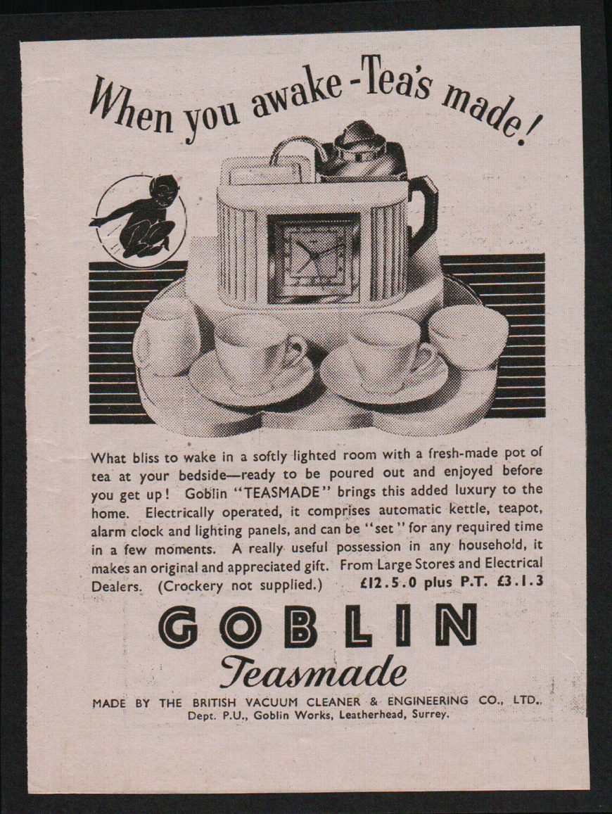 1949 Goblin Teasmade D21