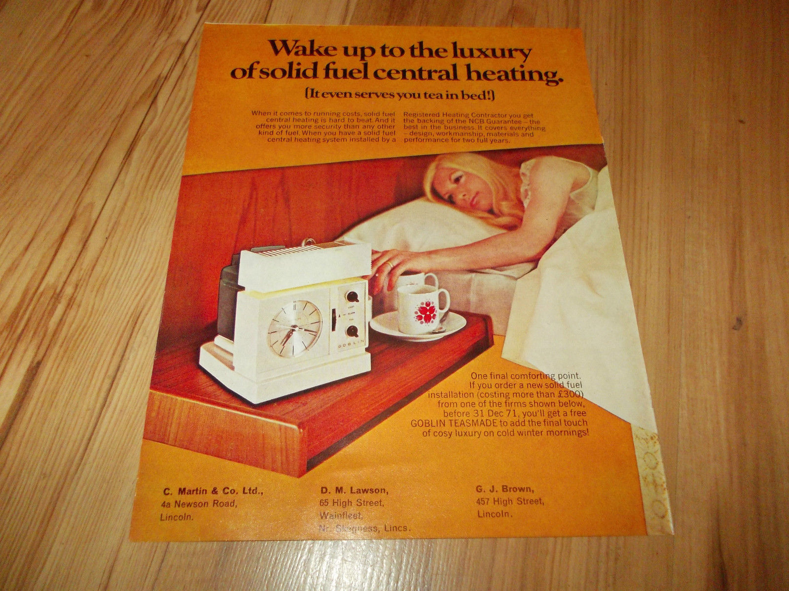 1970 Goblin Teasmade 834